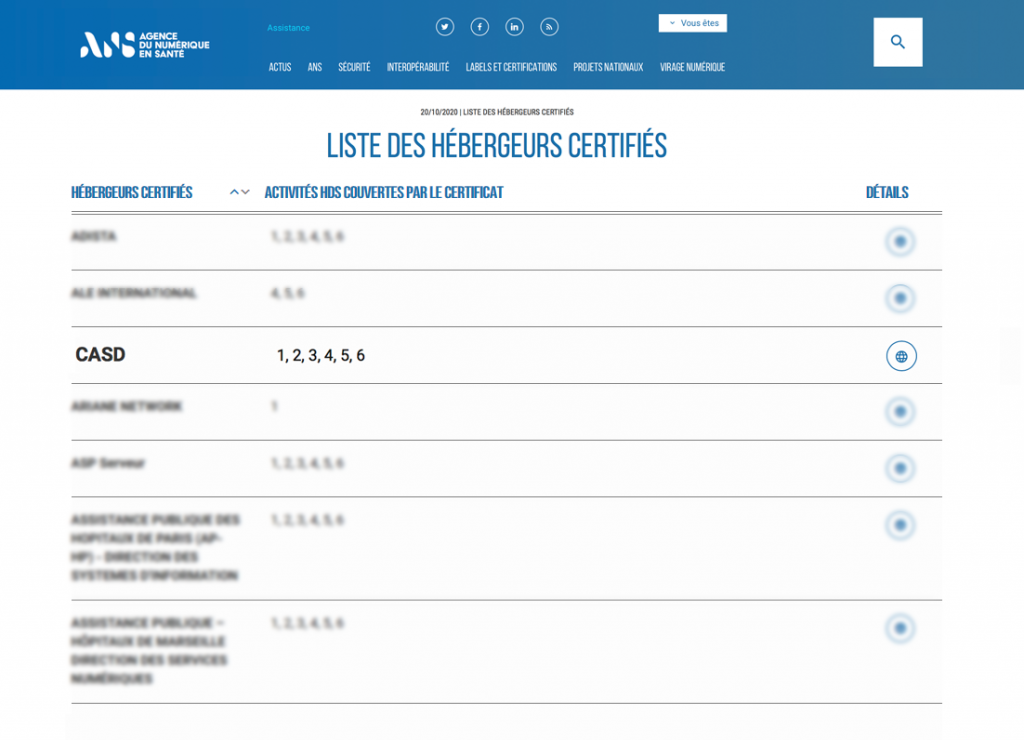 Certifications & Sécurité – Le CASD – Centre d'accès Sécurisé aux Données